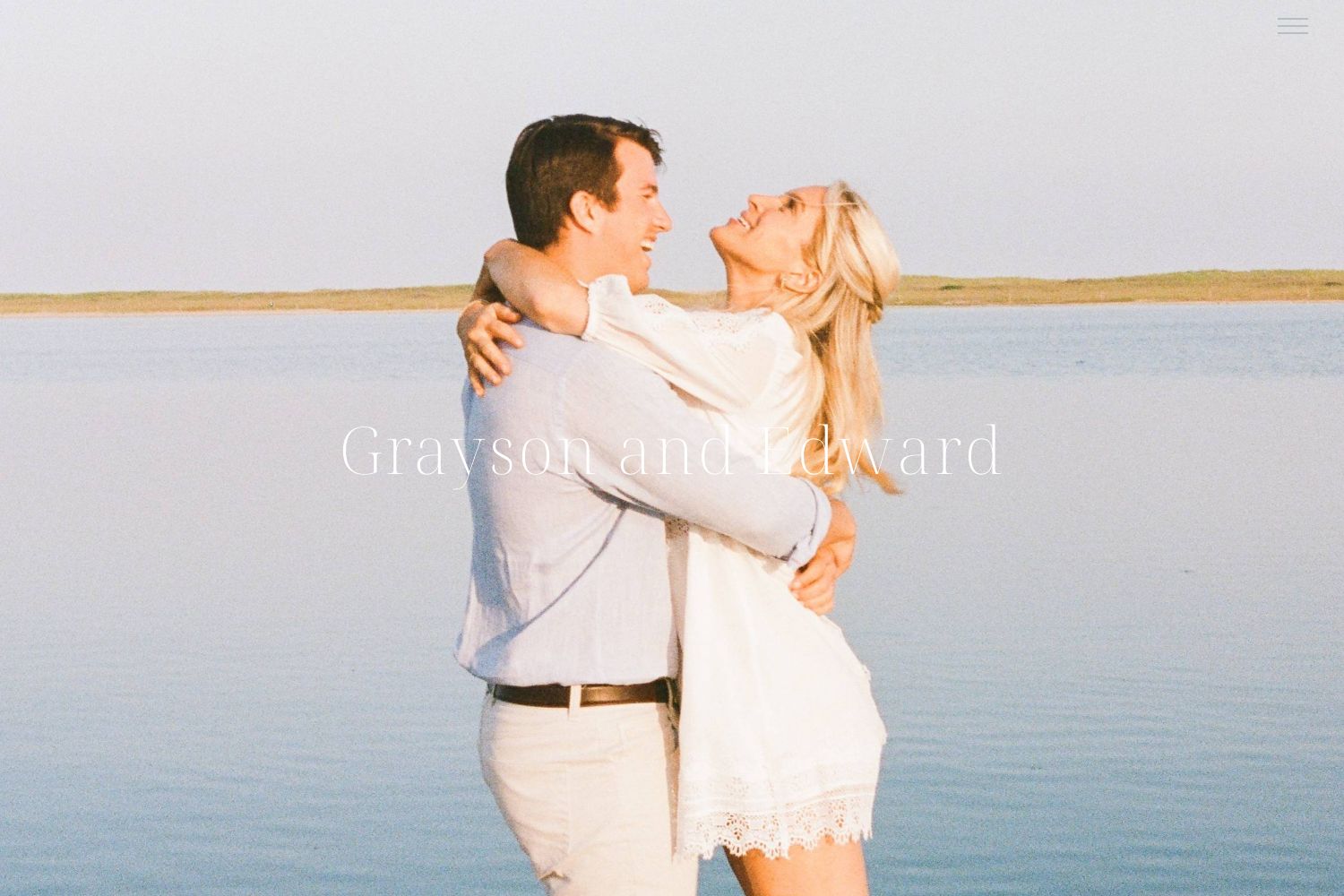 Grayson Gibney and Edward Wall's Wedding Website