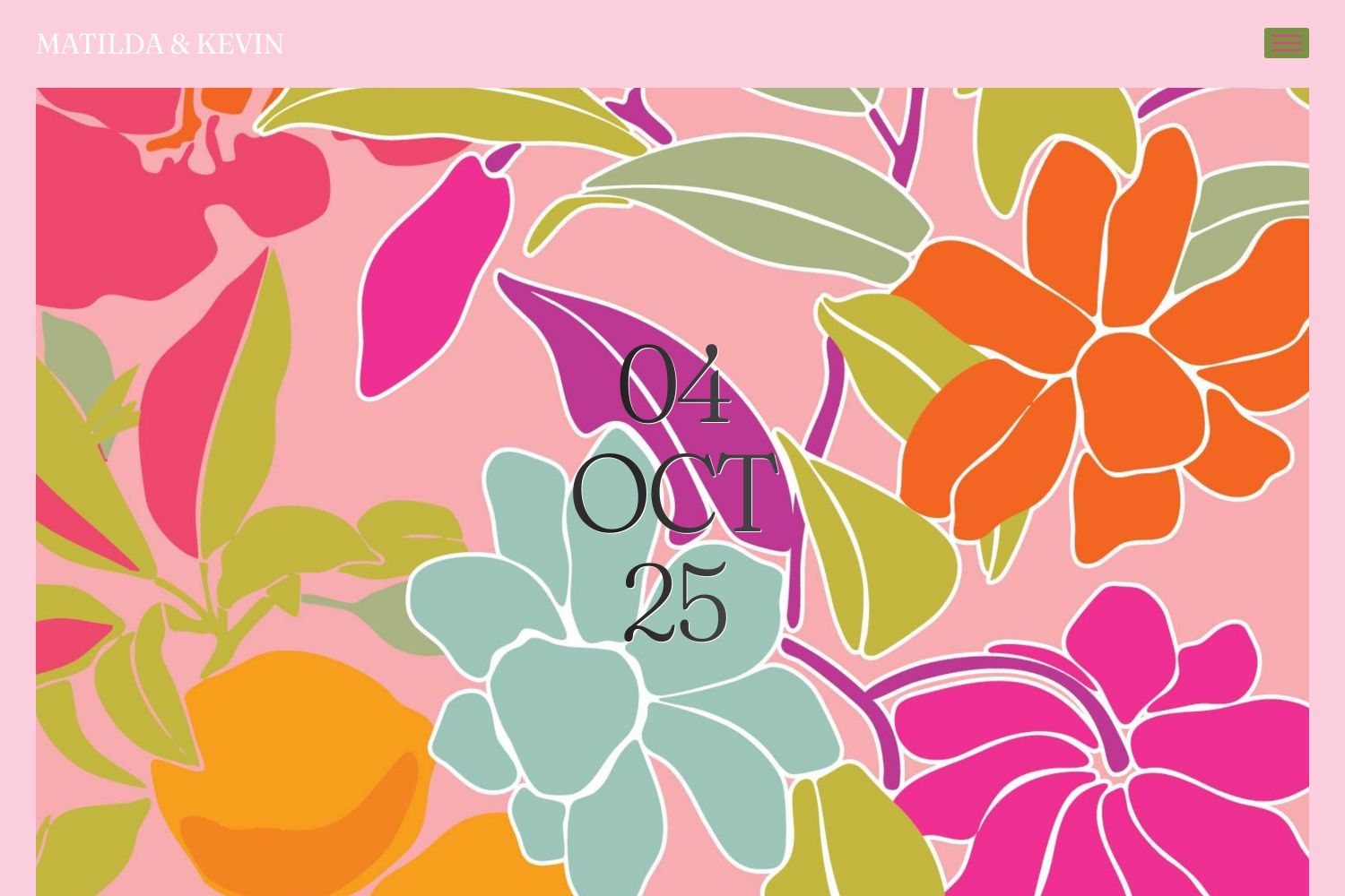 Matilda Ziegler and Kevin Chapin's Wedding Website